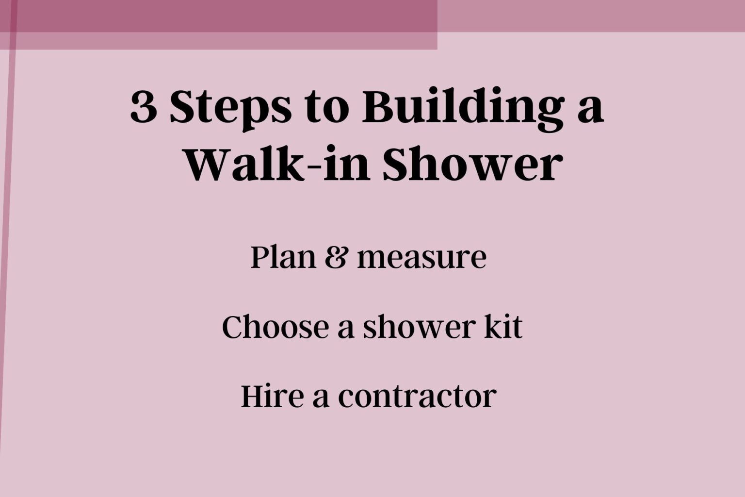 Everything You Need to Know about Walk-In Showers - Graber Supply